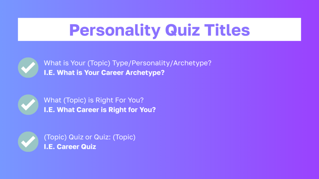 How to Build a Personality Quiz Funnel for Lead Generation | Interact Blog