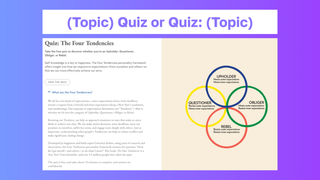 How to Build a Personality Quiz Funnel for Lead Generation | Interact Blog