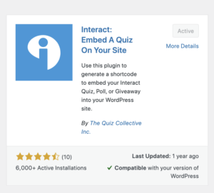 How to Embed Quizzes in Your WordPress Site | Interact Blog