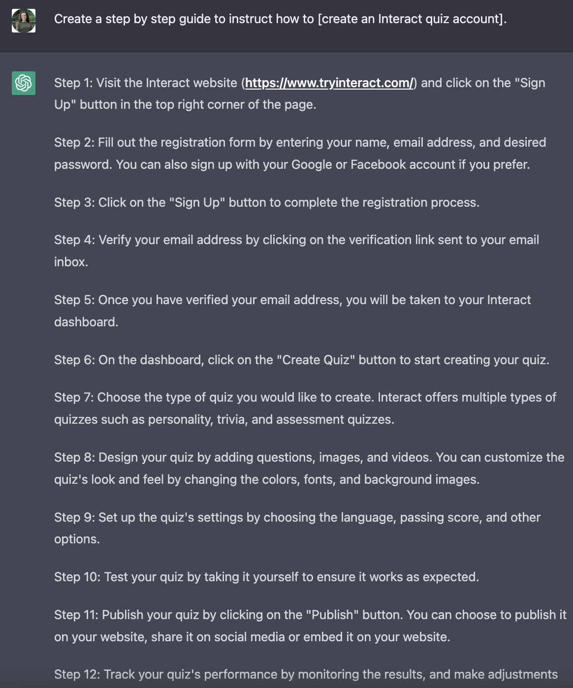 13 ChatGPT Prompts for Marketers to Multiply Their Output | Interact Blog