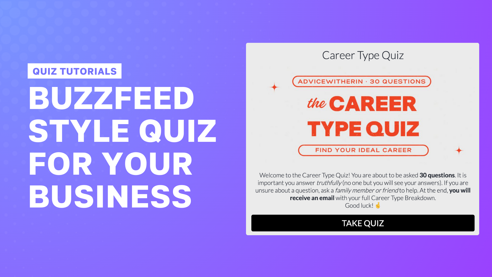 How to Make a Buzzfeed Style Quiz for your Business (2025 Edition ...