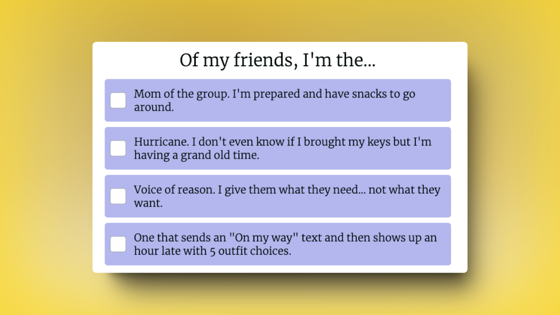 Personality Quiz Examples | Interact Blog