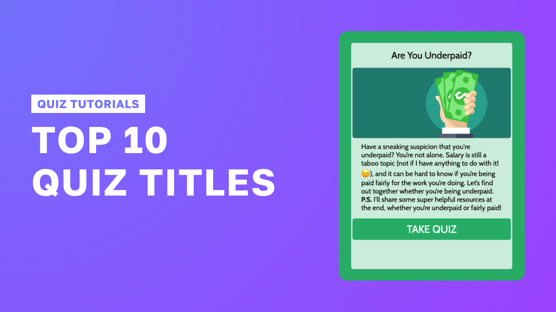 Top 10 Quiz Hooks - How to Get People to Take Your Quiz | Interact Blog