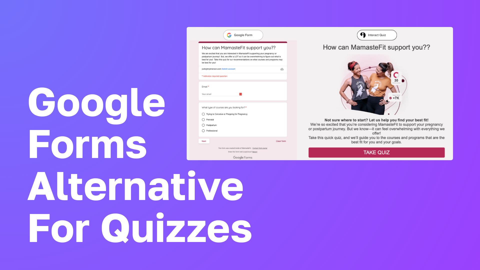 The Best Google Forms Alternative for Quizzes | Interact Blog