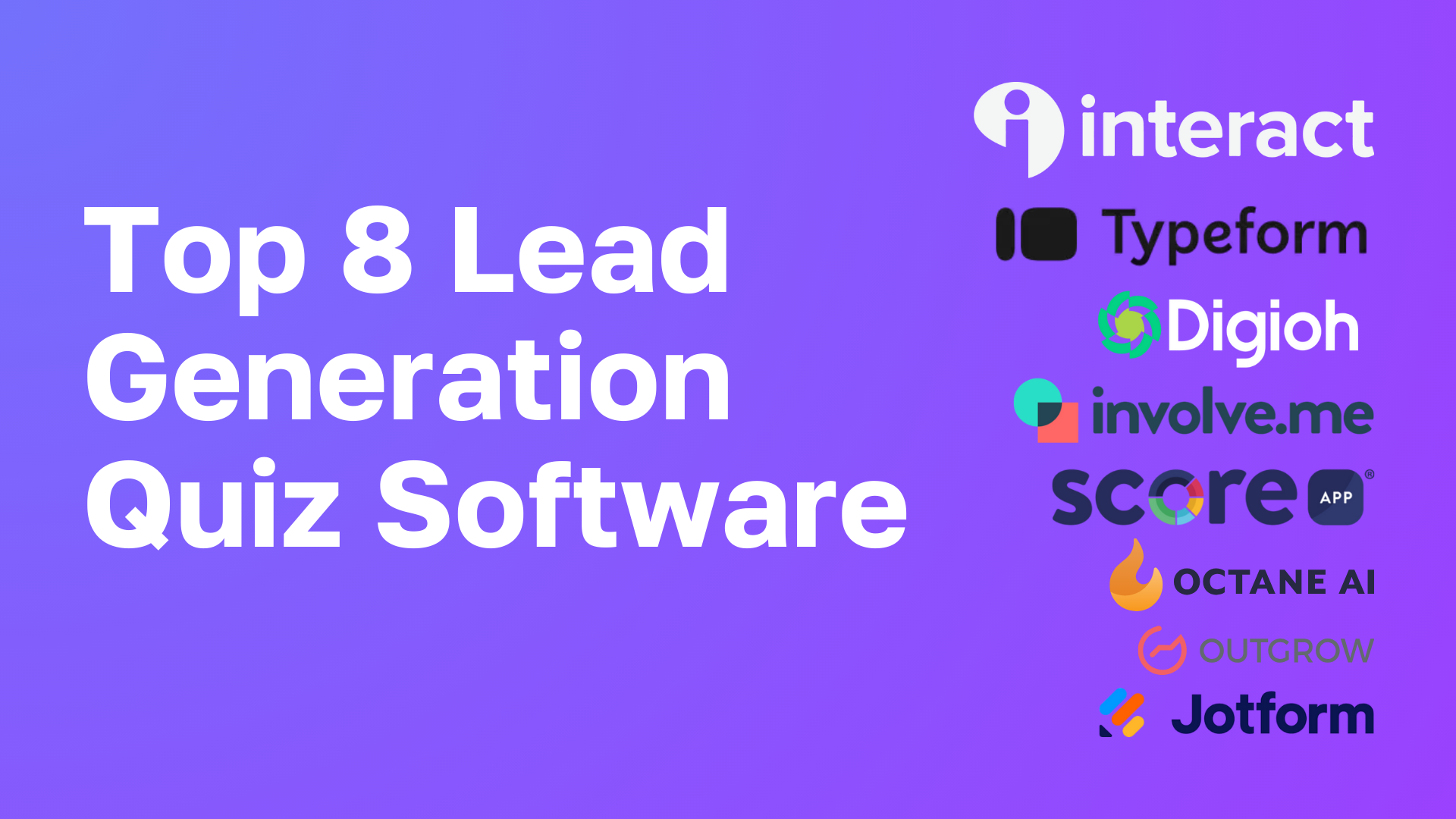 8 Best Lead Generation Quiz Software for 2026 | Interact Blog